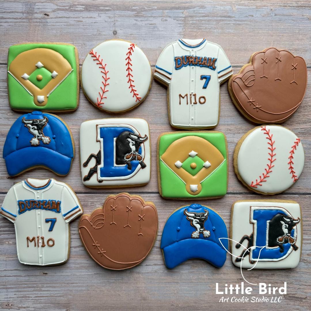 Baseball Decorated Cookies, Baseball Party, Custom Cookies, Party ...