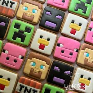 Minecraft Cookies, Minecraft Birthday, Minecraft Birthday Party ...