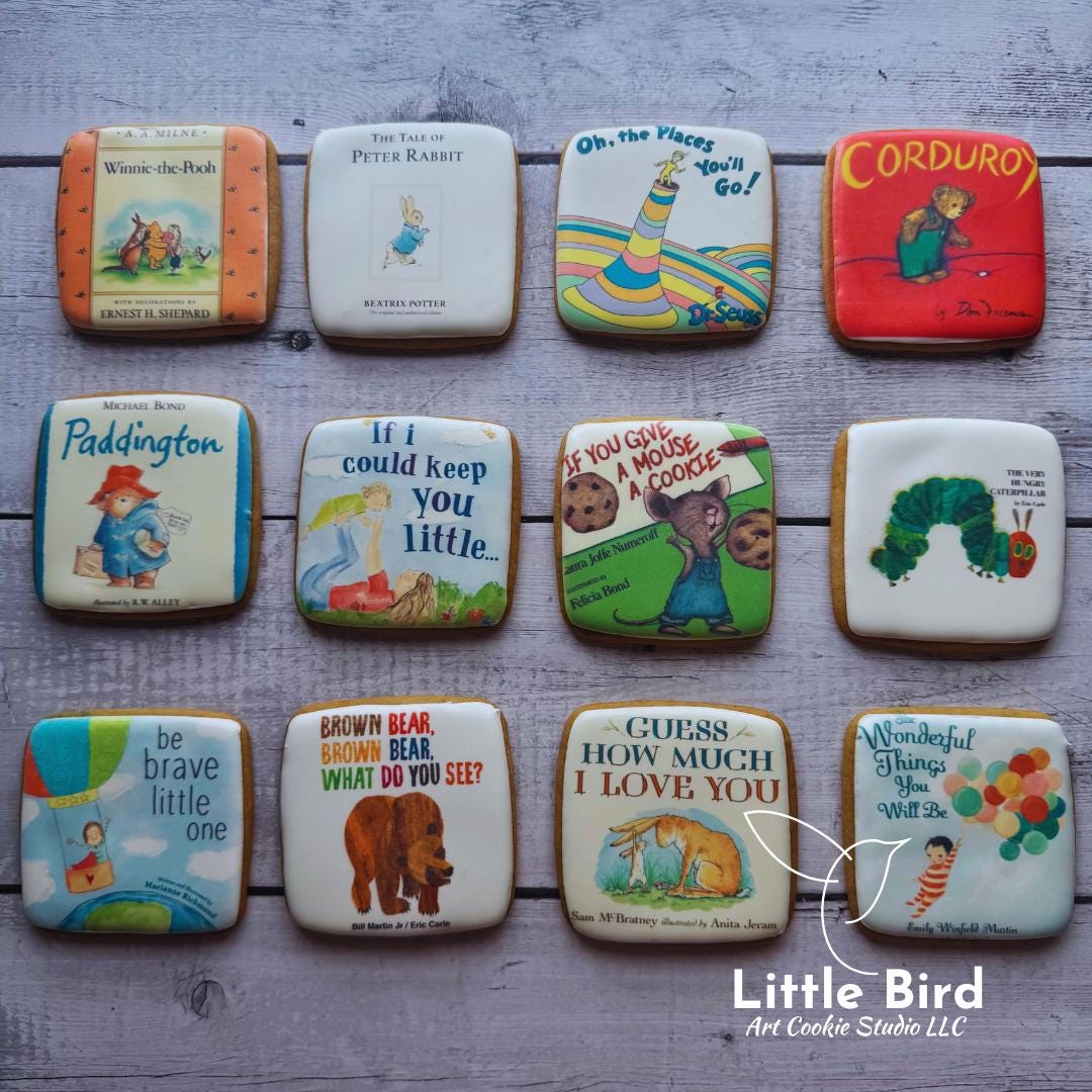 Storybook Decorated Cookies, Storybook Birthday, Children's Book Favors ...