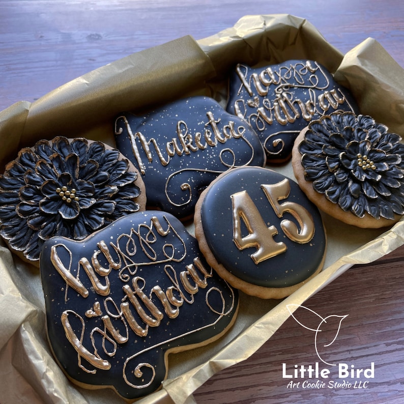 Birthday Decorated Cookies, Party Favors, Birthday Gift, Custom Cookies ...