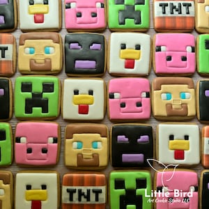 Minecraft Cookies, Minecraft Birthday, Minecraft Birthday Party ...