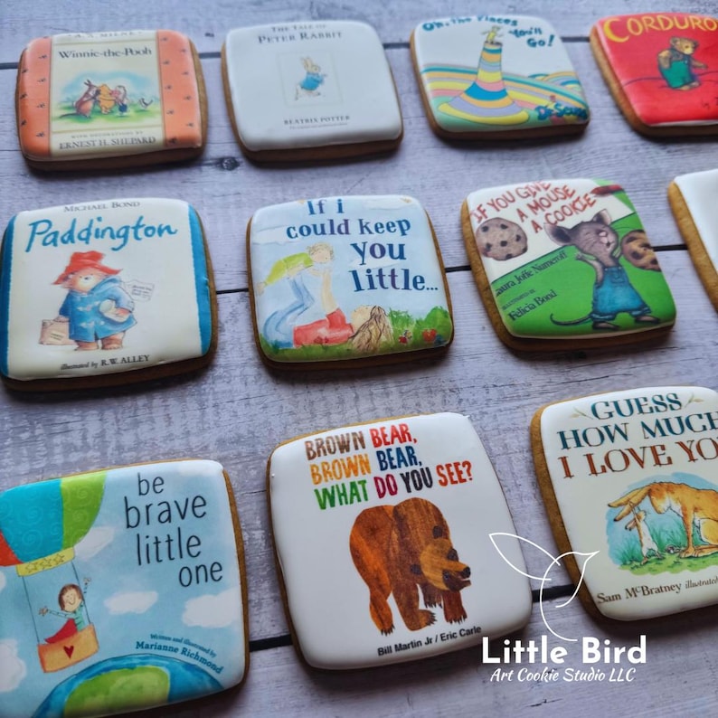 Storybook Decorated Cookies, Storybook Birthday, Children's Book Favors ...