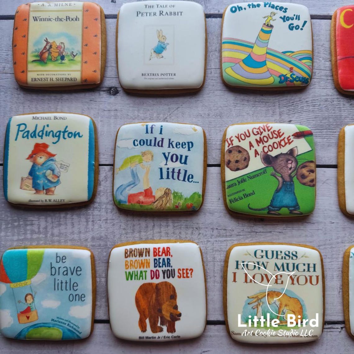 Storybook Decorated Cookies, Storybook Birthday, Children's Book Favors ...