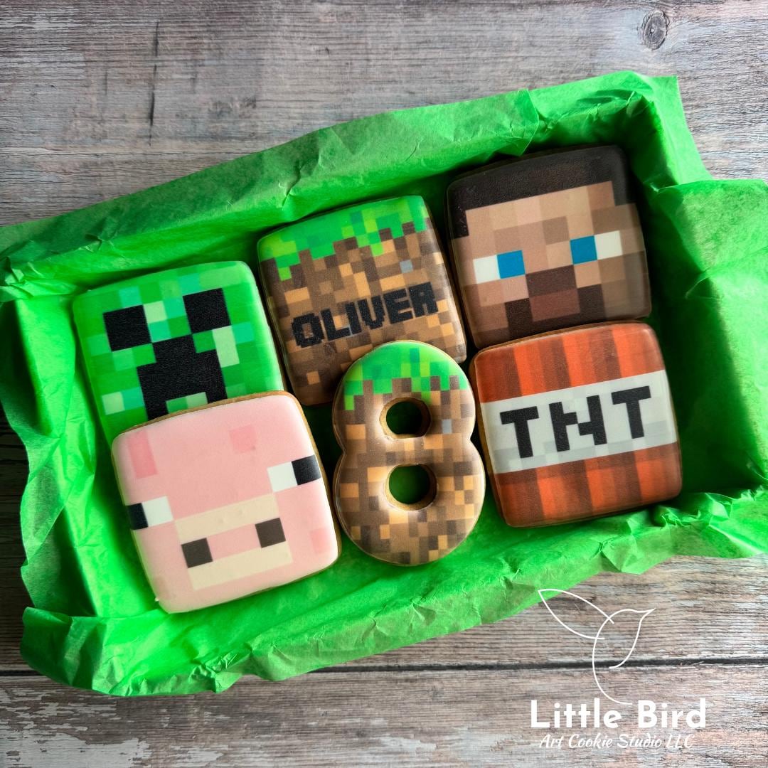 Minecraft Cookies, Minecraft Birthday, Minecraft Birthday Party ...