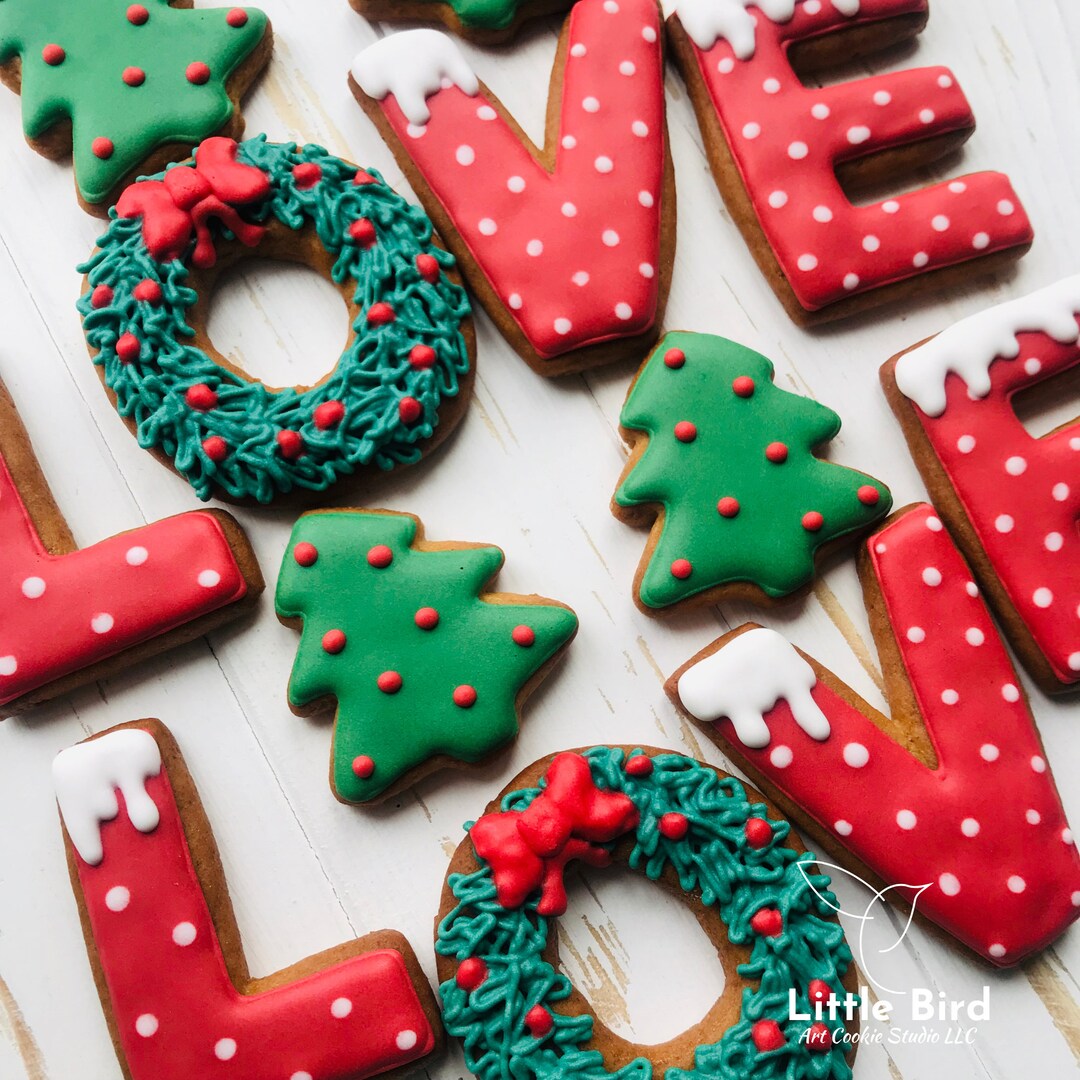 Christmas Decorated Cookies, Christmas Party, Christmas Gift, Santa ...