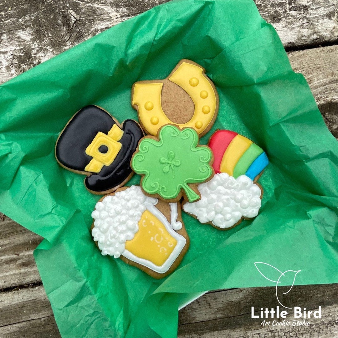 St. Patrick's Day Cookies, St. Patty's Day Cookies, Party Favors ...