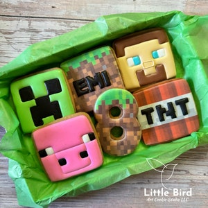 Minecraft Cookies, Minecraft Birthday, Minecraft Birthday Party ...