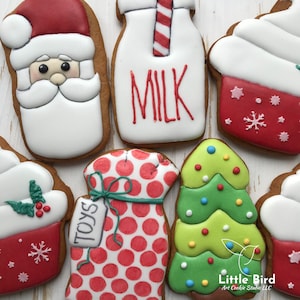 Christmas Decorated Cookies, Christmas Party, Christmas Gift, Santa ...