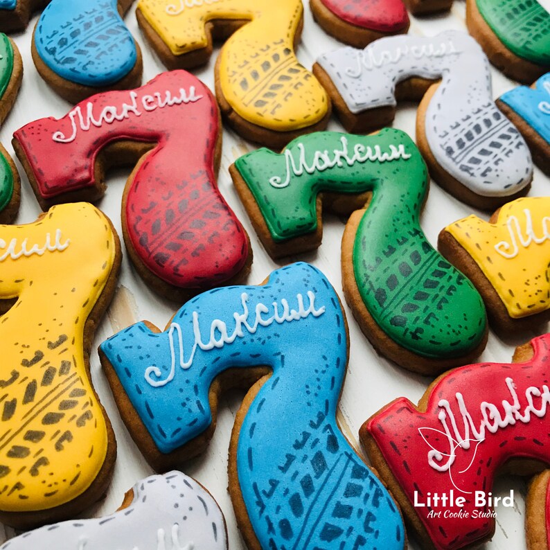 Race Cars Birthday Cookies Race Cars Party Favors Number - Etsy