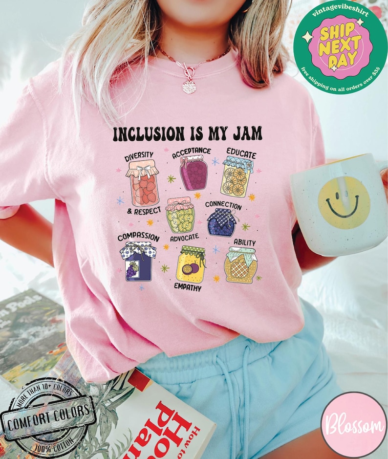 Inclusion is My Jam Comfort Colors®, Neurodiversity Shirt, Special ...