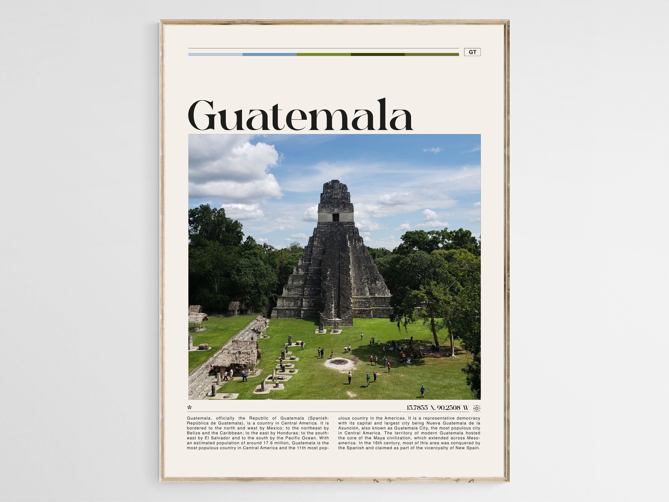 Guatemala Travel Poster, Guatemala Wall Art, Guatemala Poster Print ...