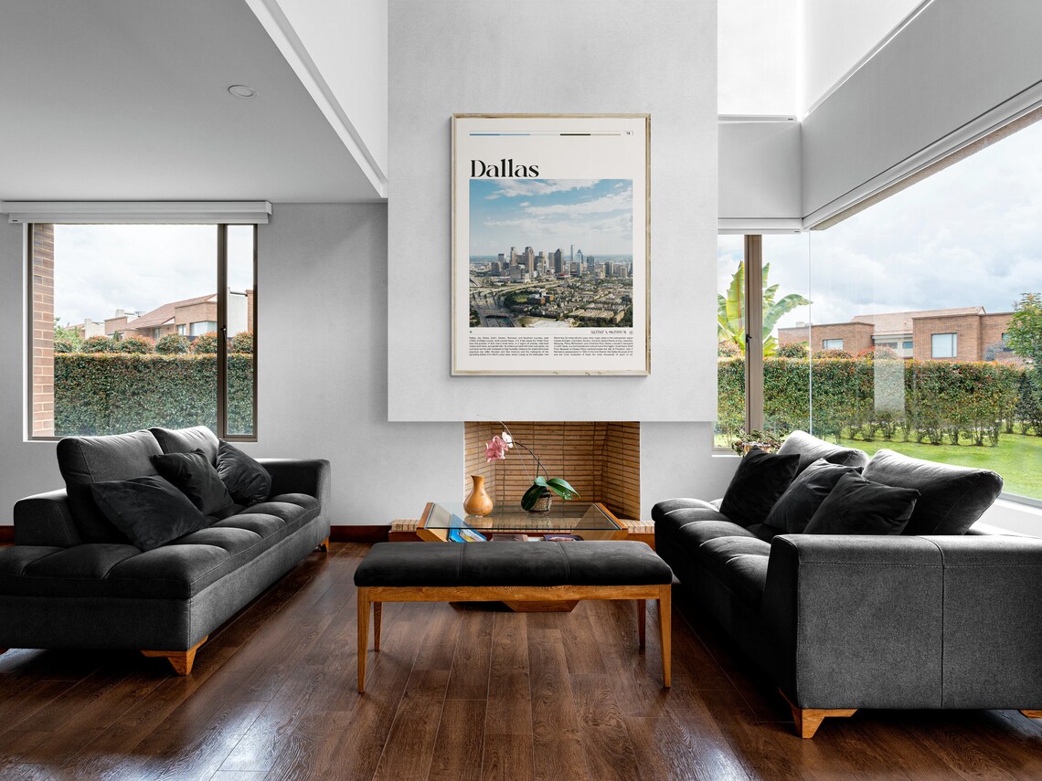 Dallas Print, Dallas Wall Art, Dallas Poster, Dallas Photo, Dallas ...
