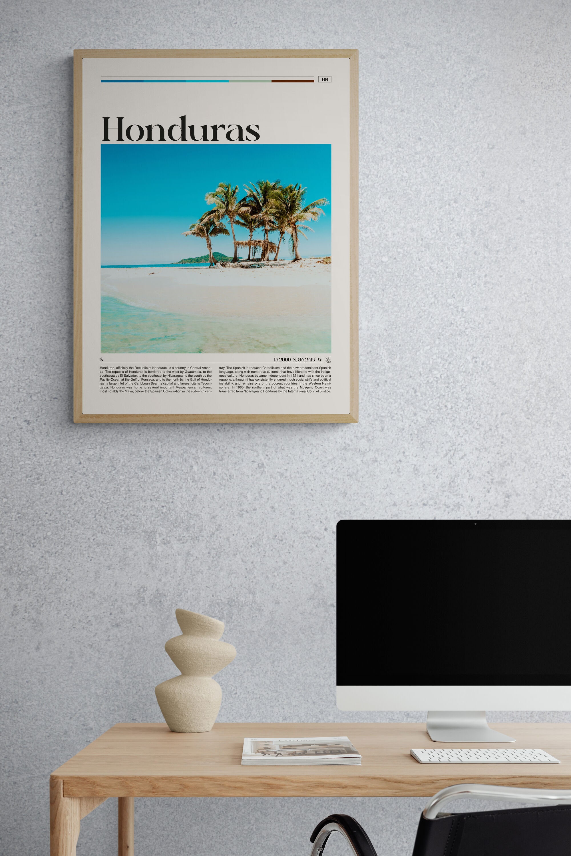 Honduras Travel Poster, Honduras Wall Art, Honduras Poster Print ...