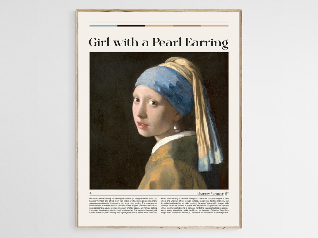 Girl With a Pearl Earring by Johannes Vermeer, Girl With a Pearl ...