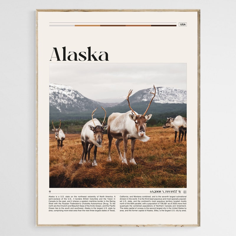 Alaska Poster - Etsy