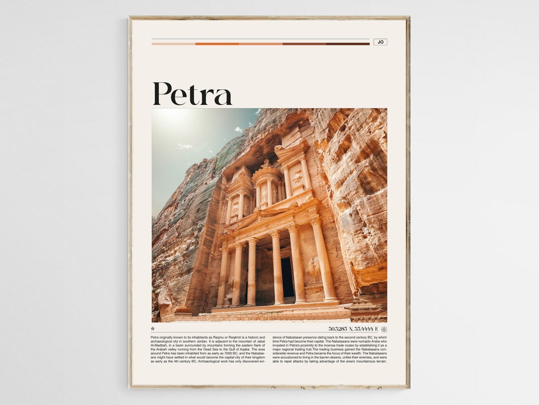 Petra Travel Poster, Petra Wall Art, Petra Poster Print, Petra Photo ...