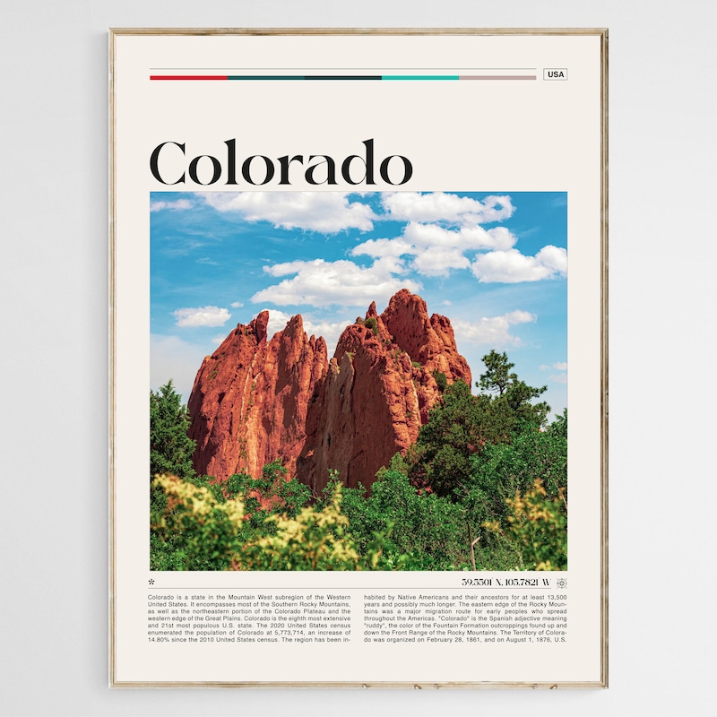 Colorado Wall Art - Etsy