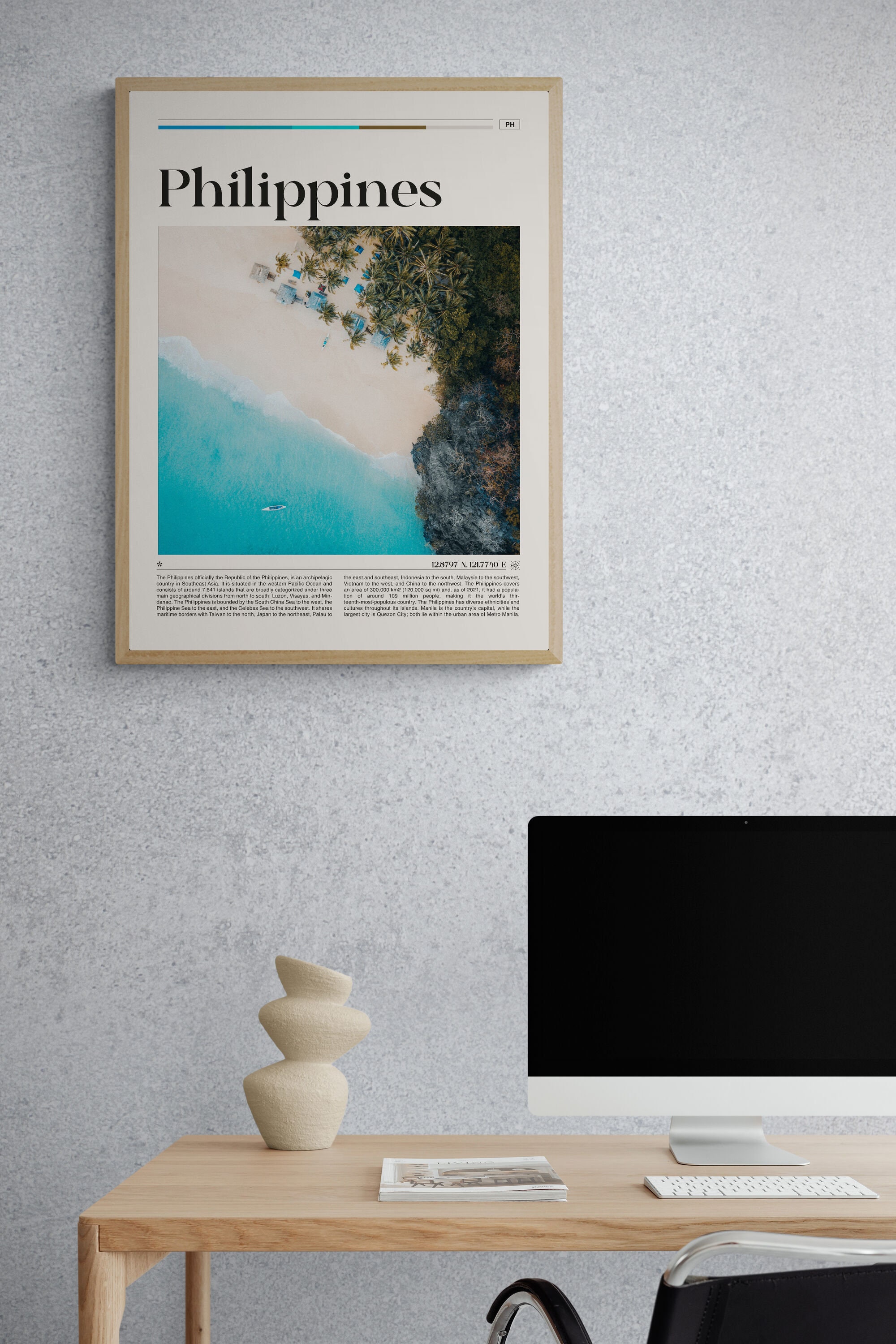 Philippines Travel Poster, Philippines Wall Art, Philippines Poster ...