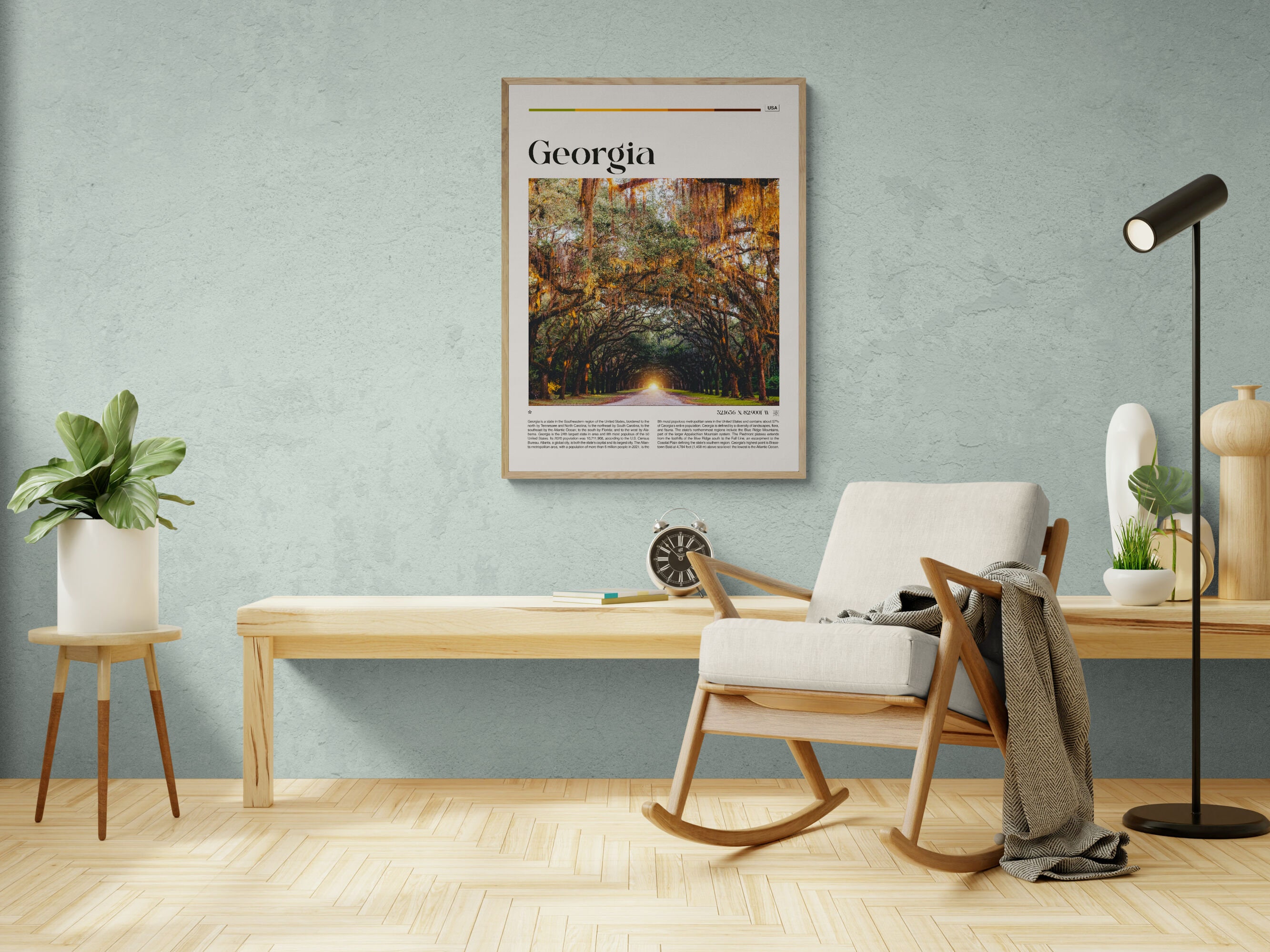 Georgia Travel Poster, Georgia Wall Art, Georgia Poster, Georgia Photo ...