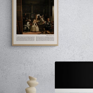 Las Meninas by Diego Velázquez, Las Meninas Print, Las Meninas Museum ...