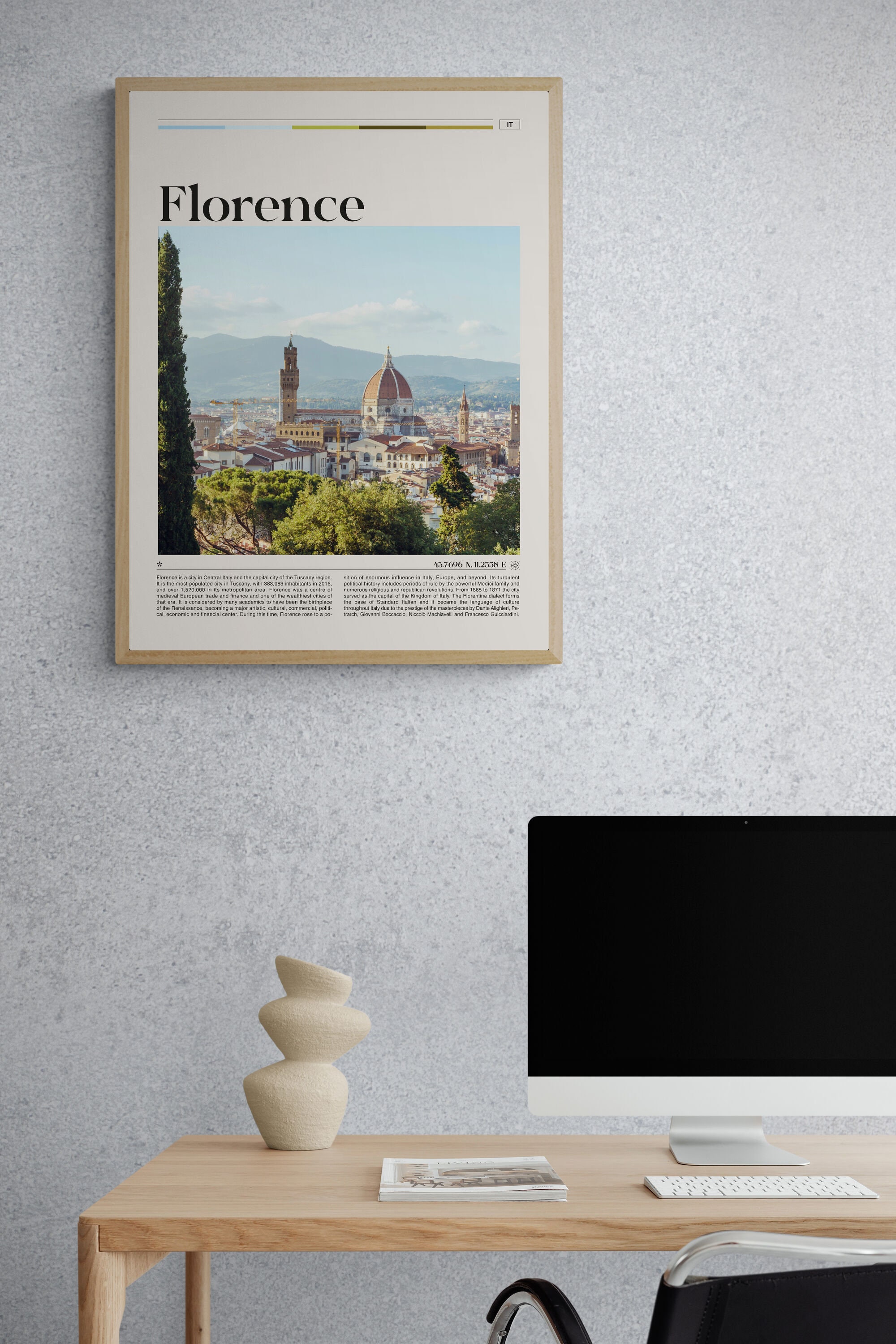 Florence Travel Poster, Florence Print, Florence Wall Art, Florence ...