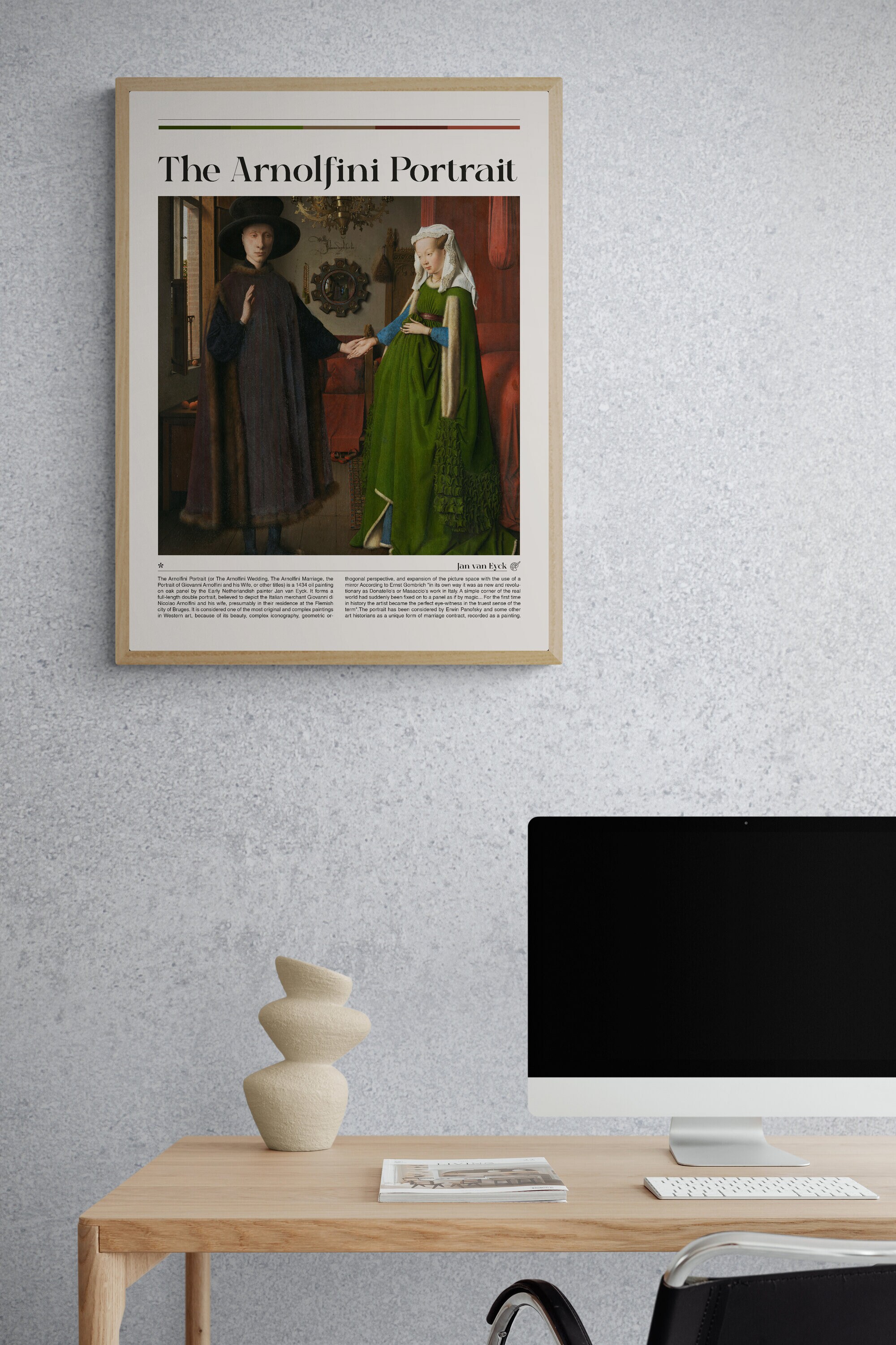Arnolfini Portrait by Jan Van Eyck, Arnolfini Portrait Print, Arnolfini ...
