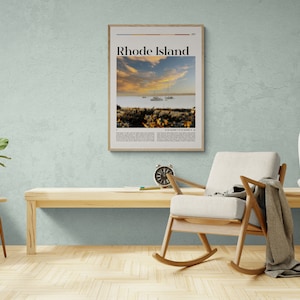 Rhode Island Travel Poster, Rhode Island Wall Art, Rhode Island Poster ...