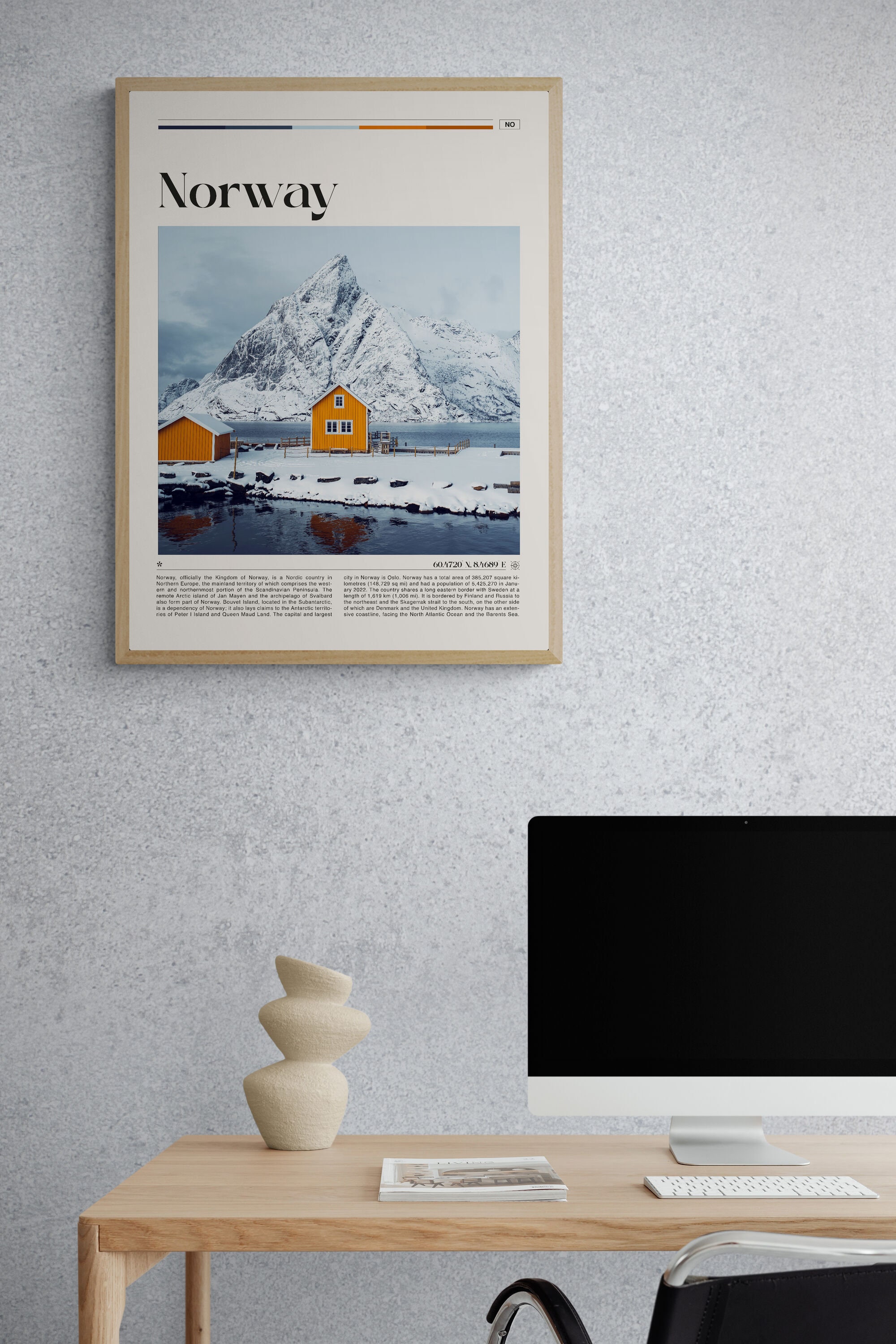 Norway Travel Poster, Norway Wall Art, Norway Poster Print, Norway ...