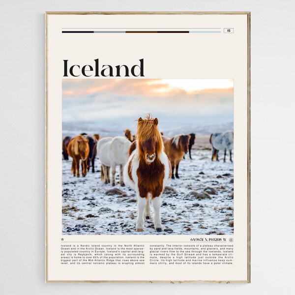 Iceland Poster - Etsy