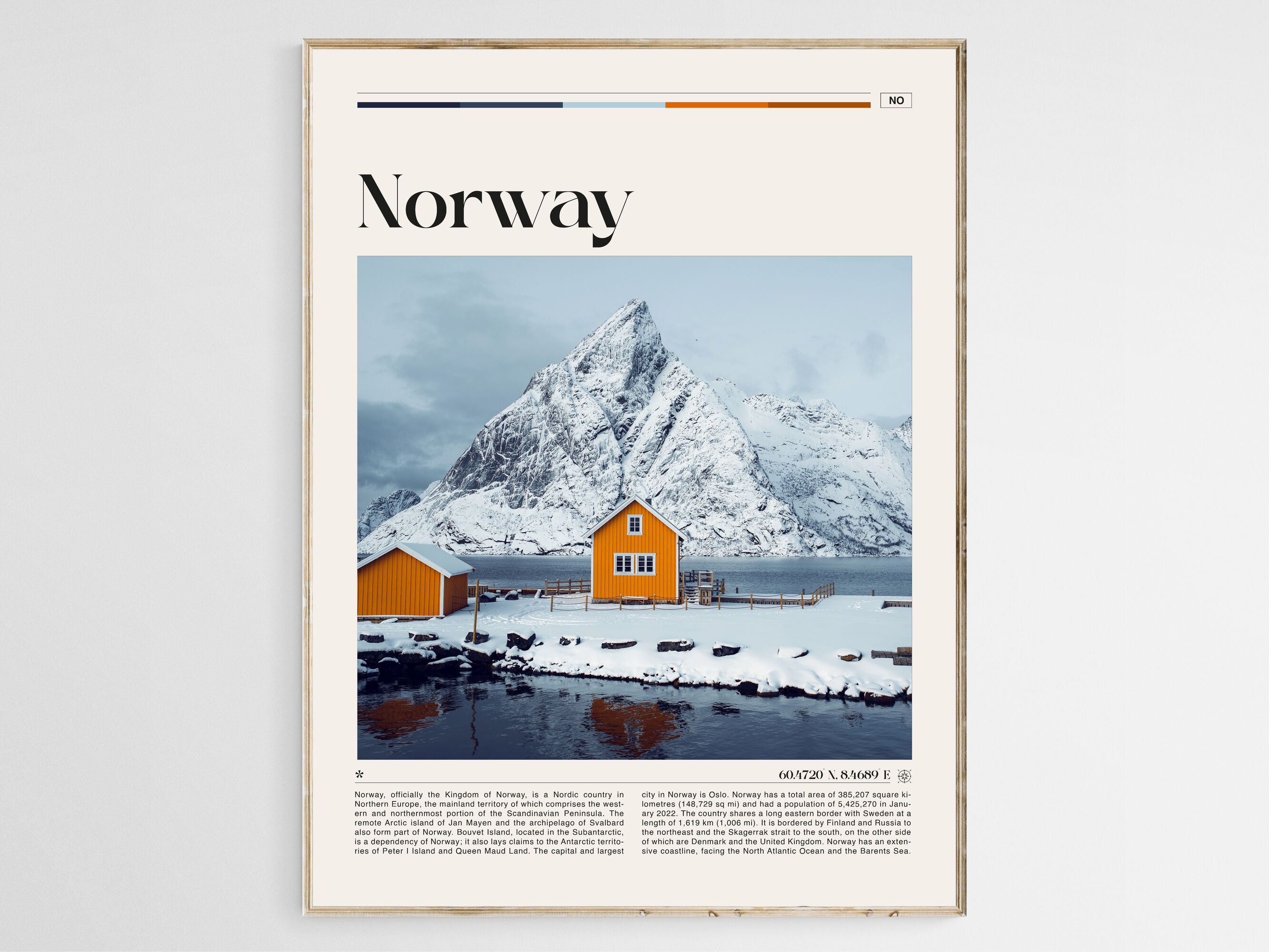 Norway Travel Poster, Norway Wall Art, Norway Poster Print, Norway ...