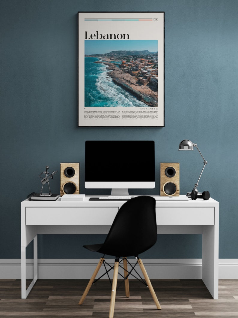 Lebanon Travel Poster, Lebanon Wall Art, Lebanon Poster Print, Lebanon ...