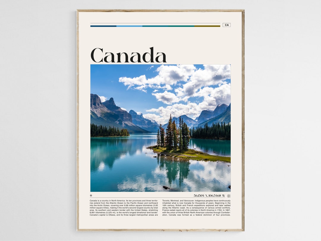 Canada Travel Poster, Canada Wall Art, Canada Poster, Canada Photo ...