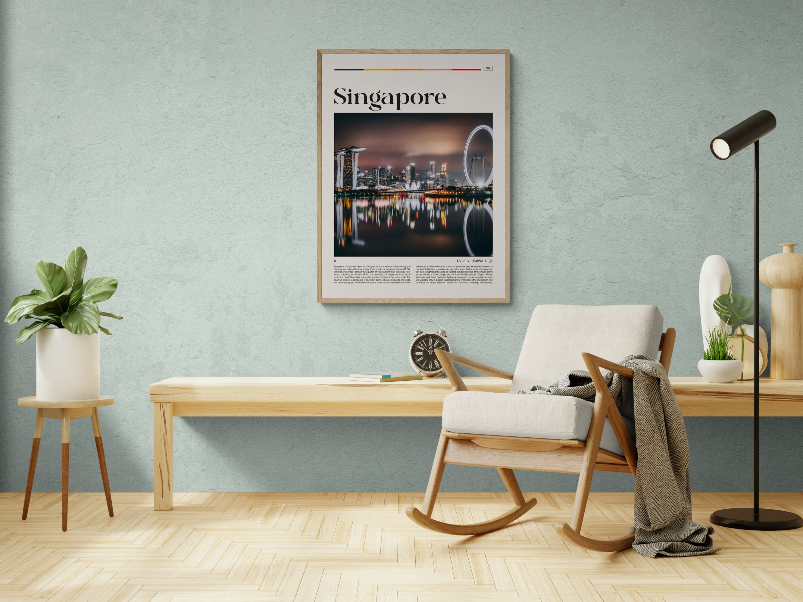 Singapore Travel Poster, Singapore Wall Art, Singapore Poster Print ...