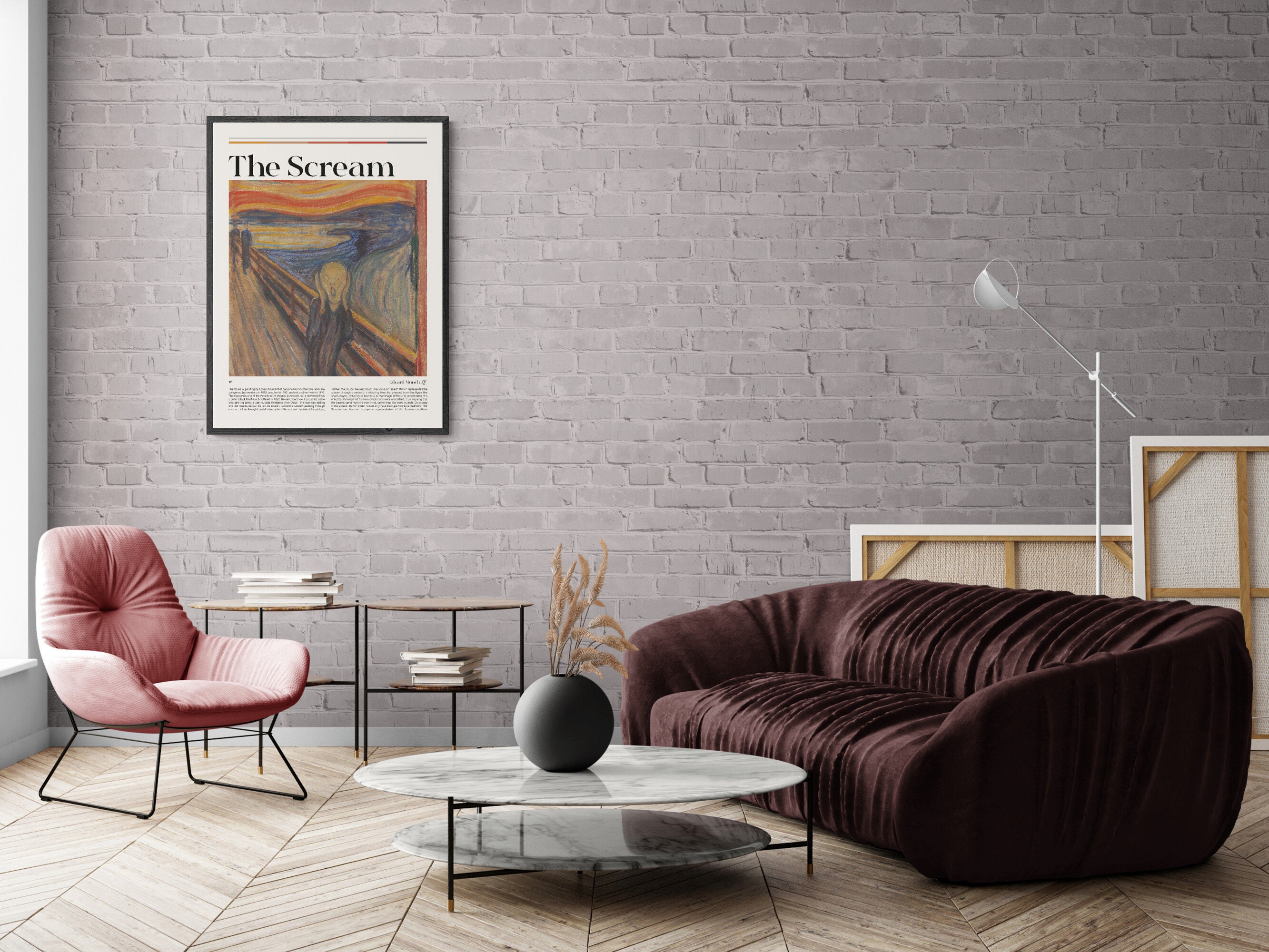 The Scream by Edvard Munch, the Scream Print, the Scream Museum Poster ...