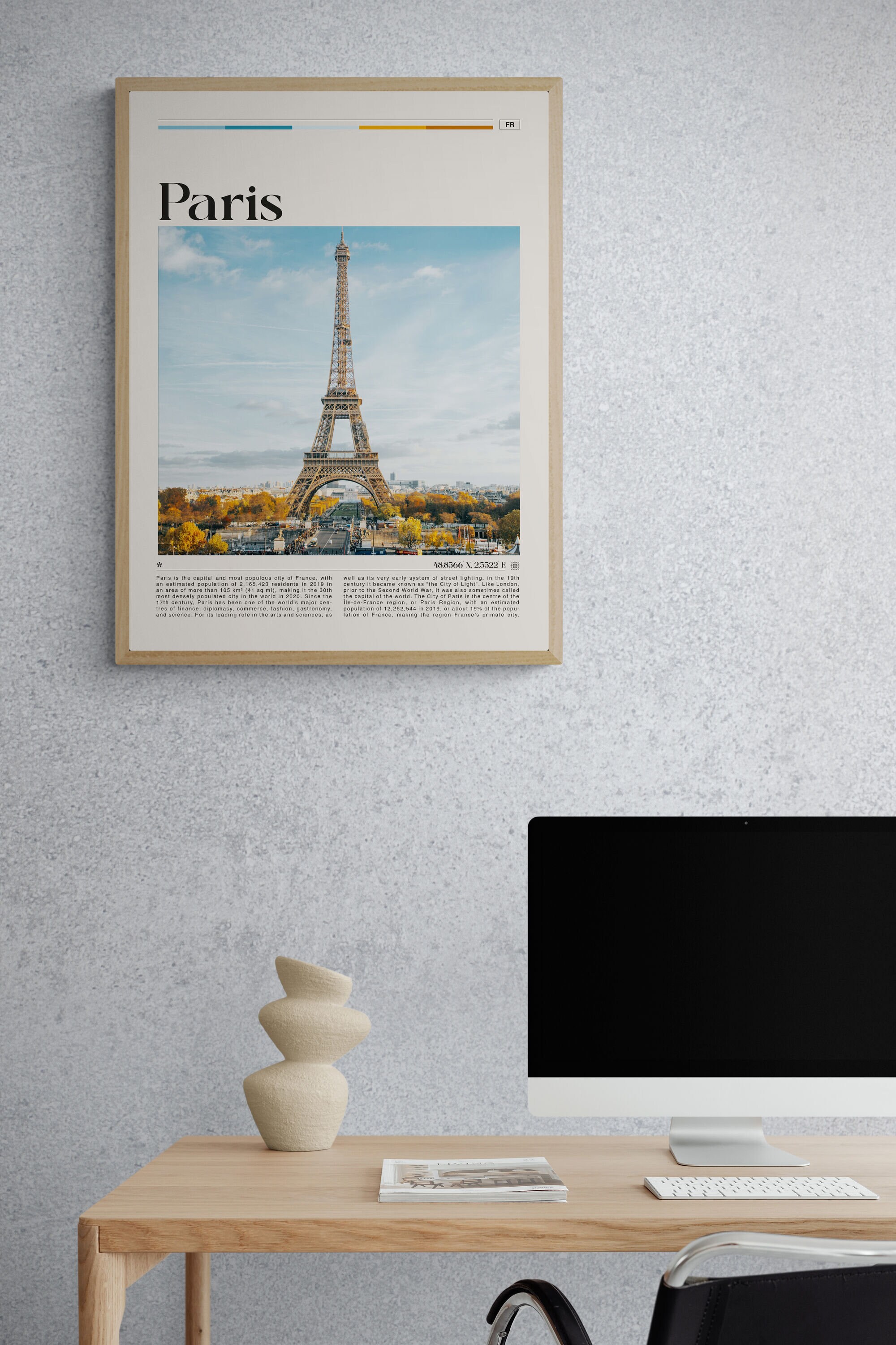 Paris Travel Poster, Paris Poster Print, Paris Wall Art, Paris Photo ...