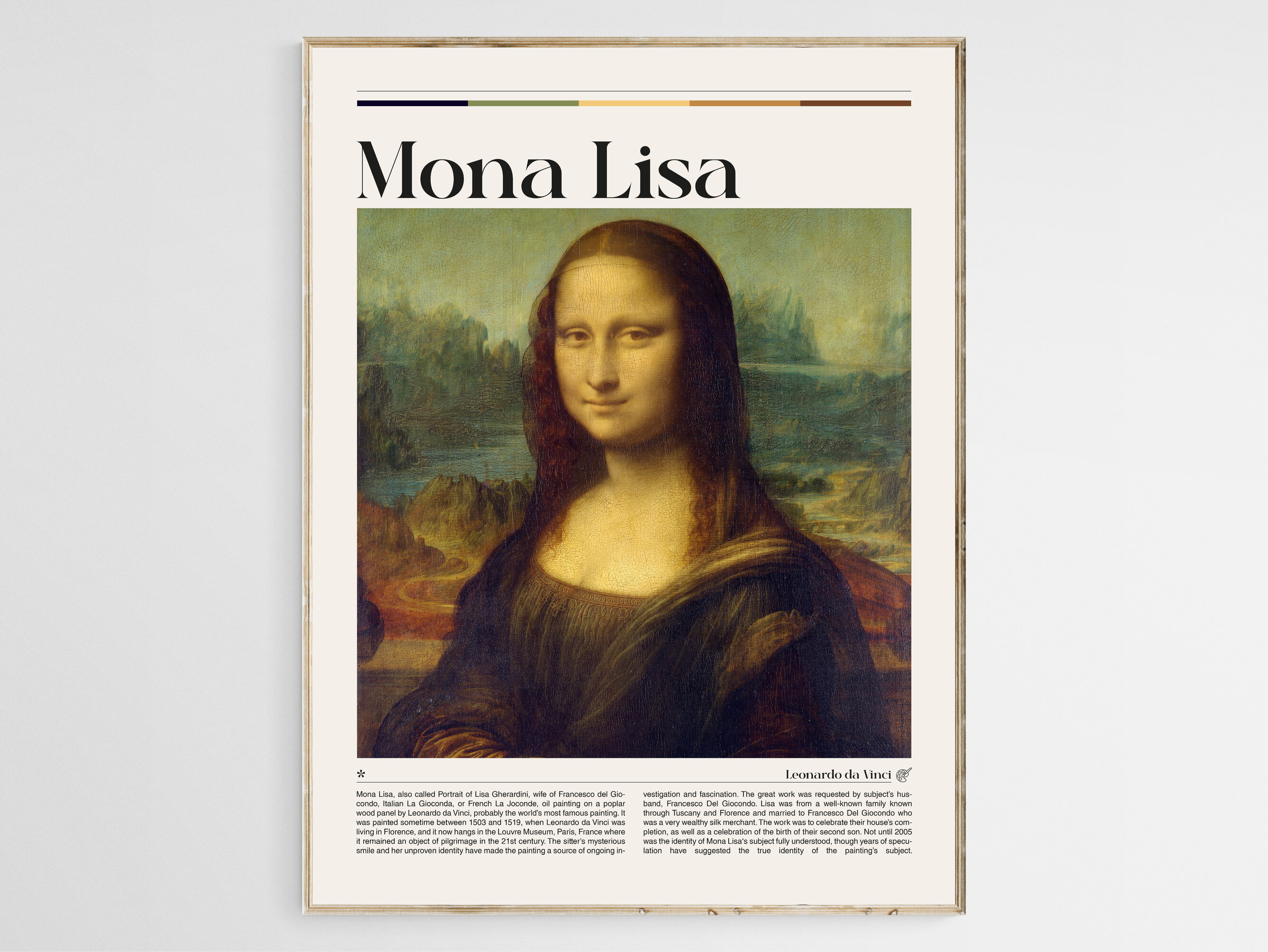 Mona Lisa by Leonardo Da Vinci, Mona Lisa Print, Mona Lisa Museum ...