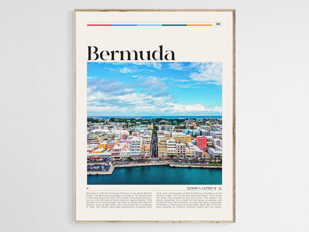 Bermuda Travel Poster, Bermuda Wall Art, Bermuda Poster Print, Bermuda ...