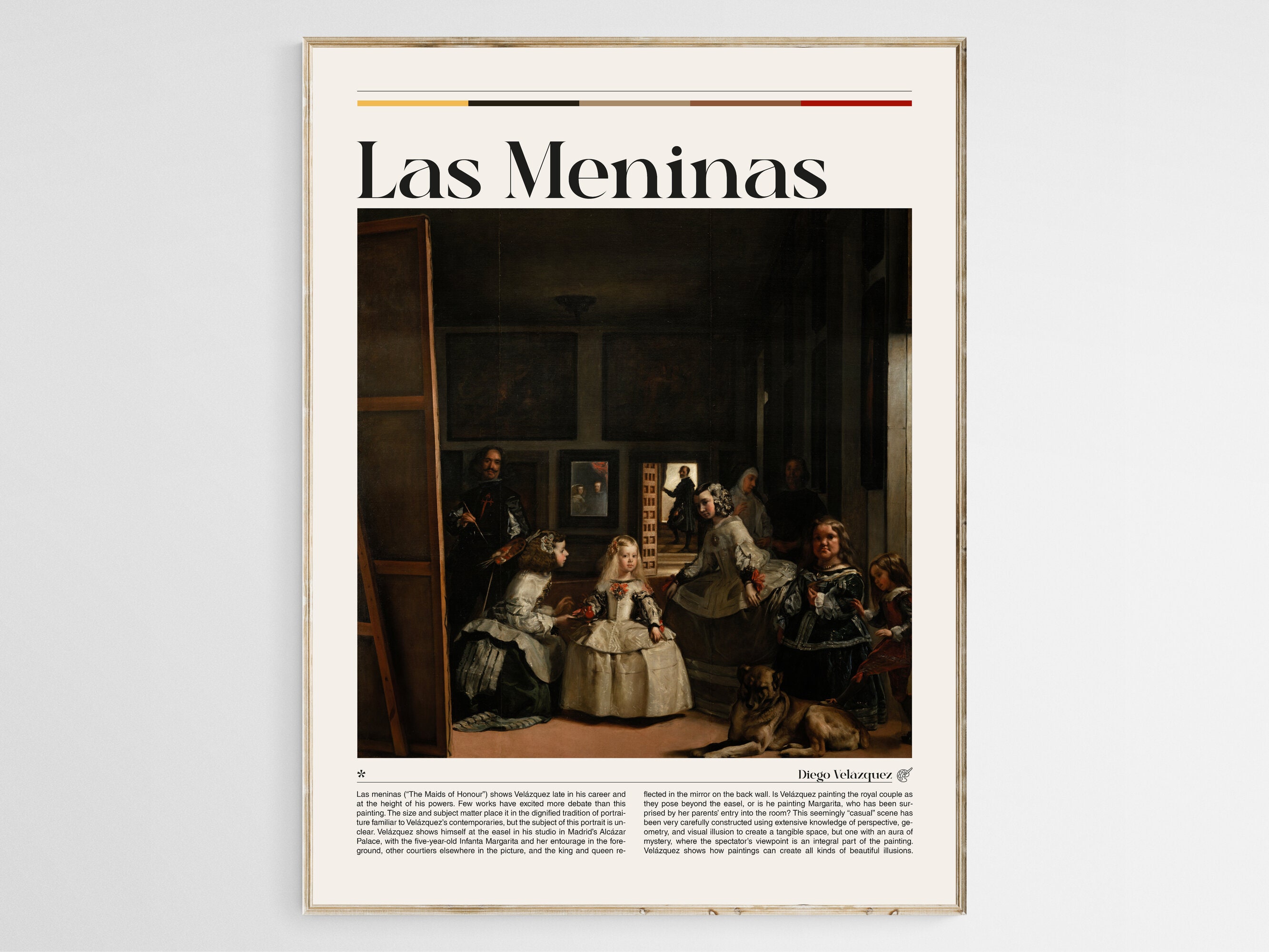Las Meninas by Diego Velázquez, Las Meninas Print, Las Meninas Museum ...