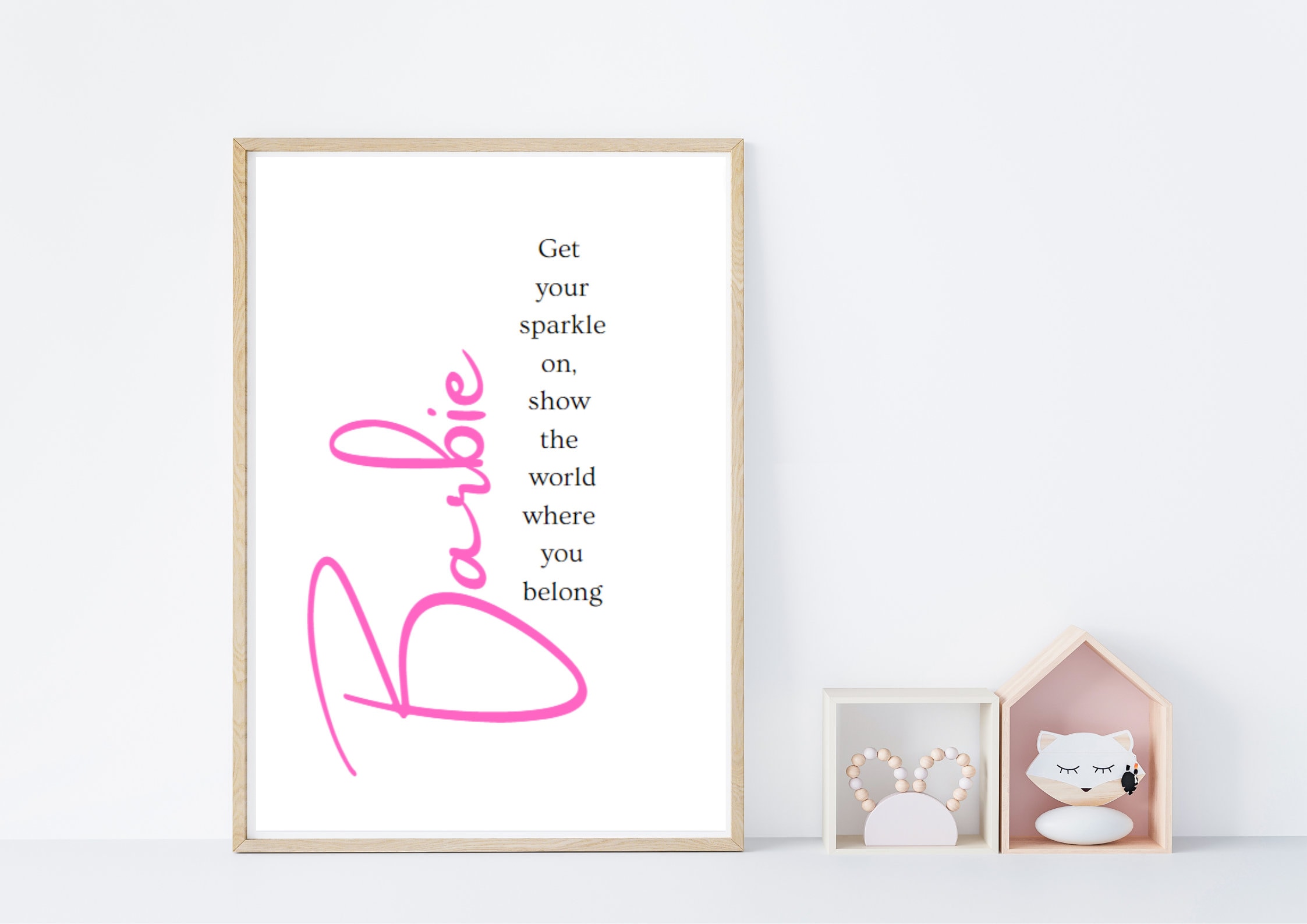 Barbie Poster, Barbie Print, Barbie Wall Art, Barbie, Bedroom Poster