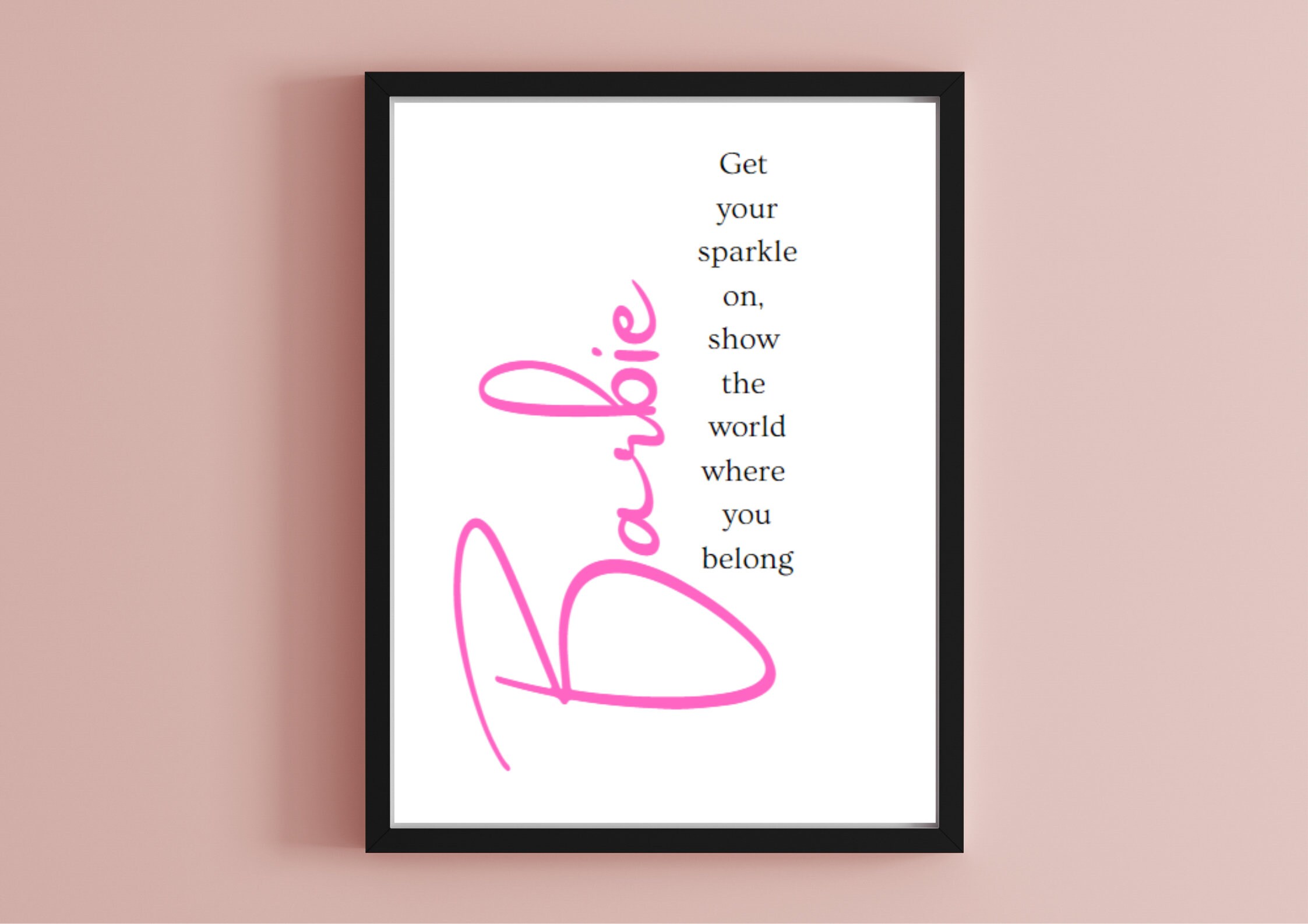 Barbie Poster, Barbie Print, Barbie Wall Art, Barbie, Bedroom Poster