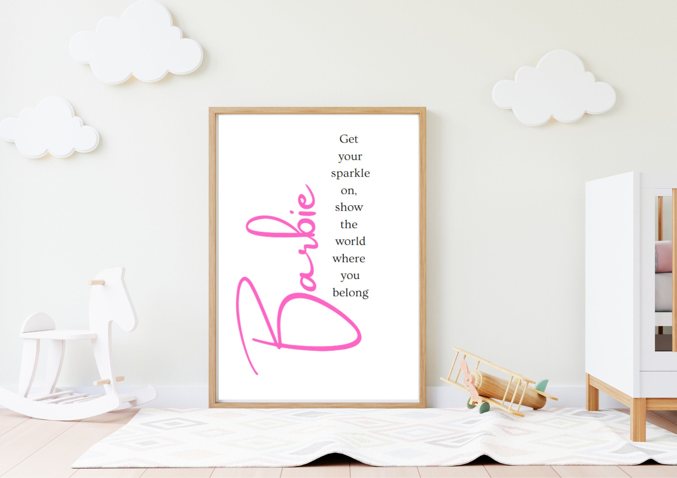 Barbie Poster, Barbie Print, Barbie Wall Art, Barbie, Bedroom Poster