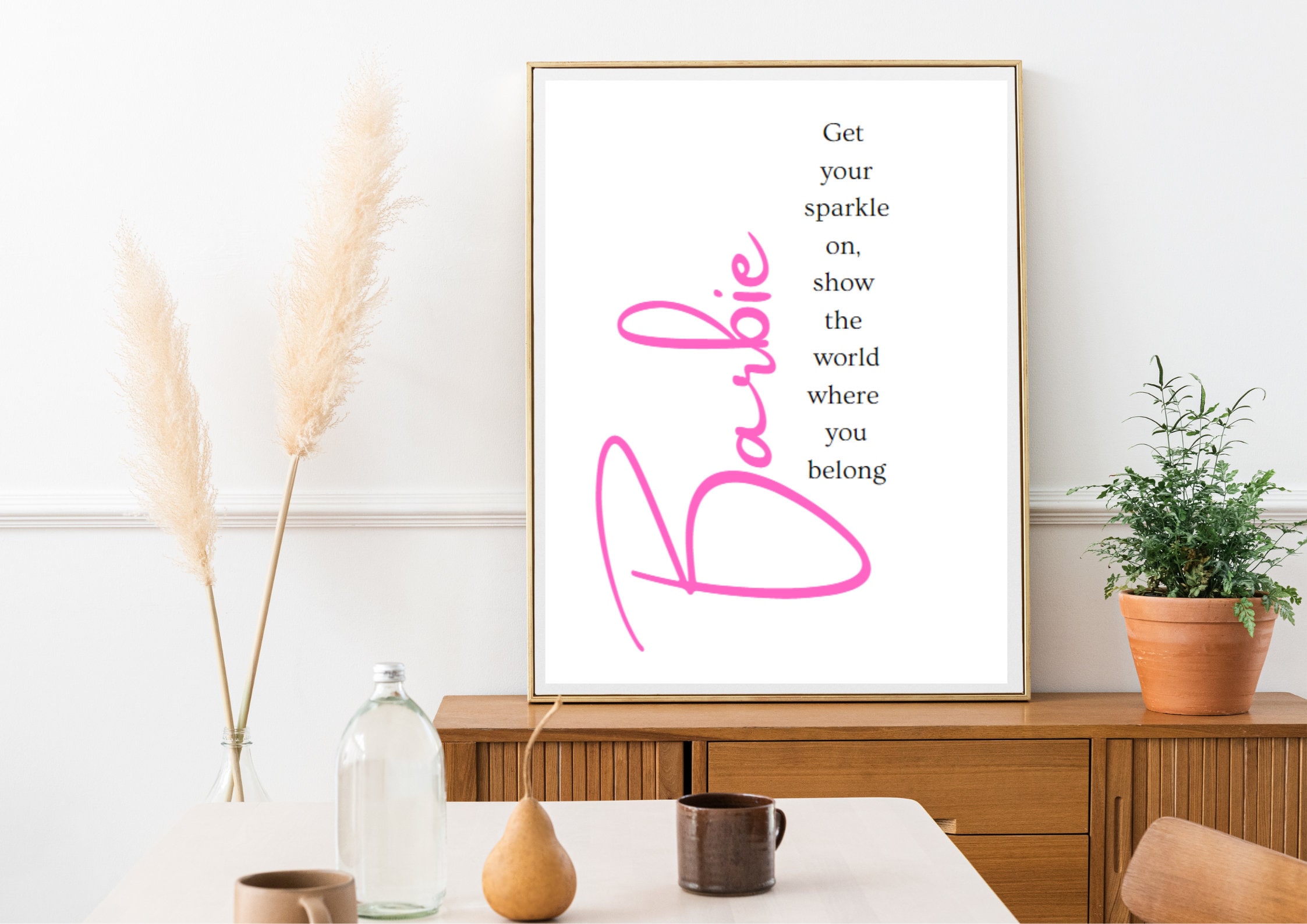 Barbie Poster, Barbie Print, Barbie Wall Art, Barbie, Bedroom Poster