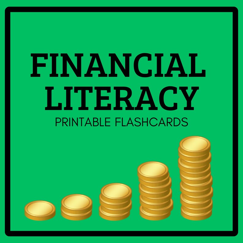 Green Printable Flashcards for High School Students Personal - Etsy