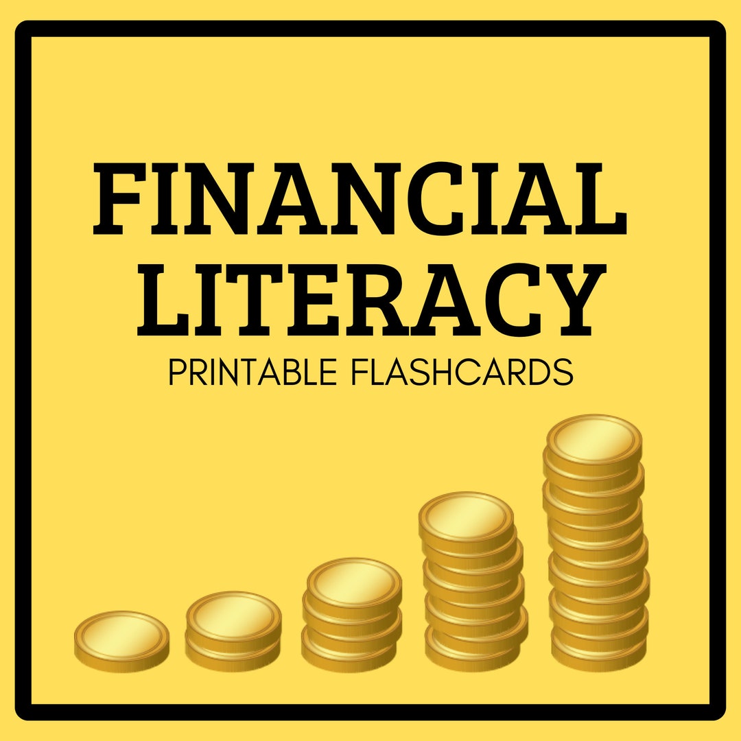 Yellow Printable Flashcards for High School Students Personal Finance ...