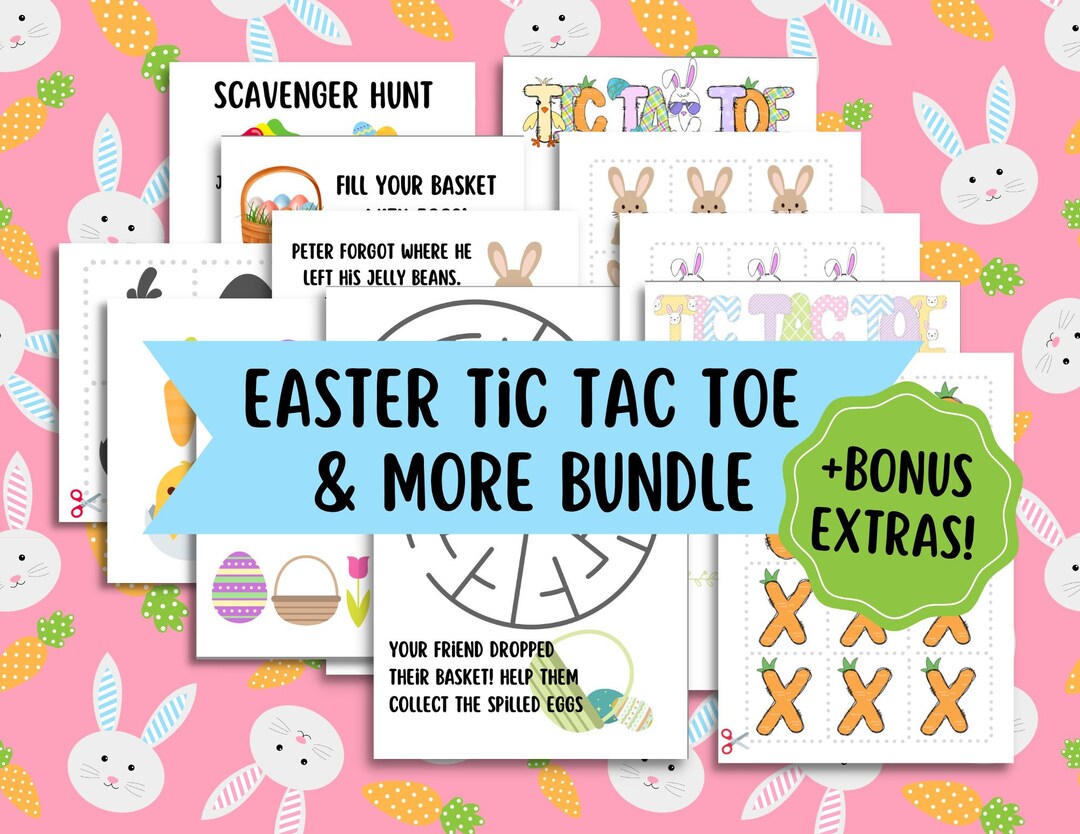 Easter Printable Bundle - Easter Coloring - Easter Activity - Easter ...