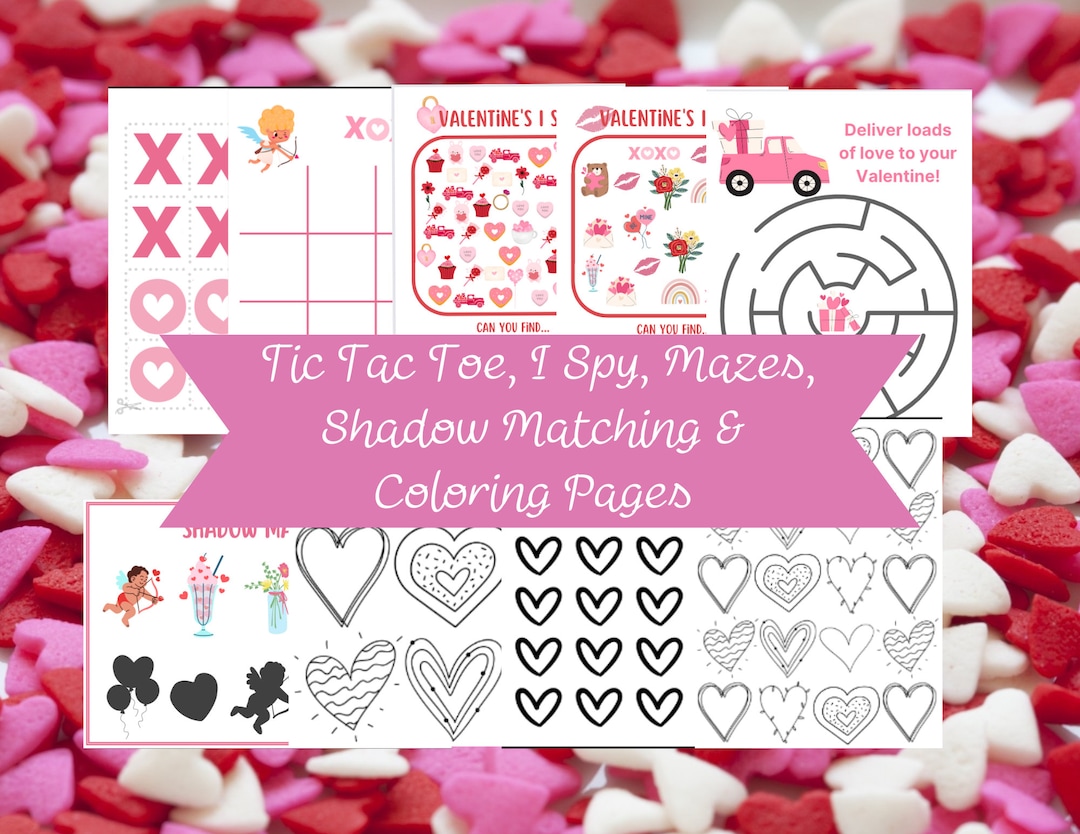 Valentine's Day Printable Game Bundle - Etsy