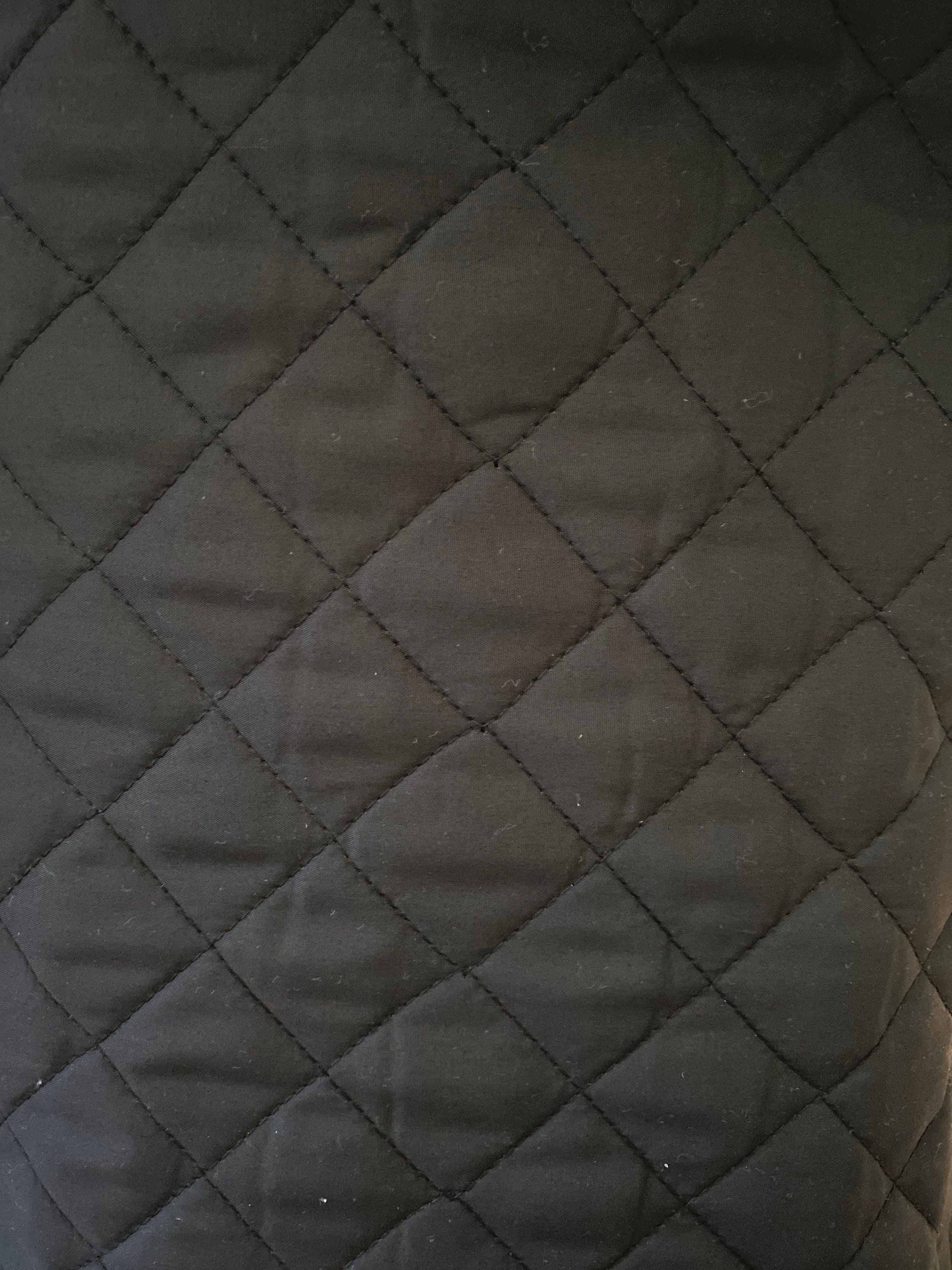 Black Quilted Fabric