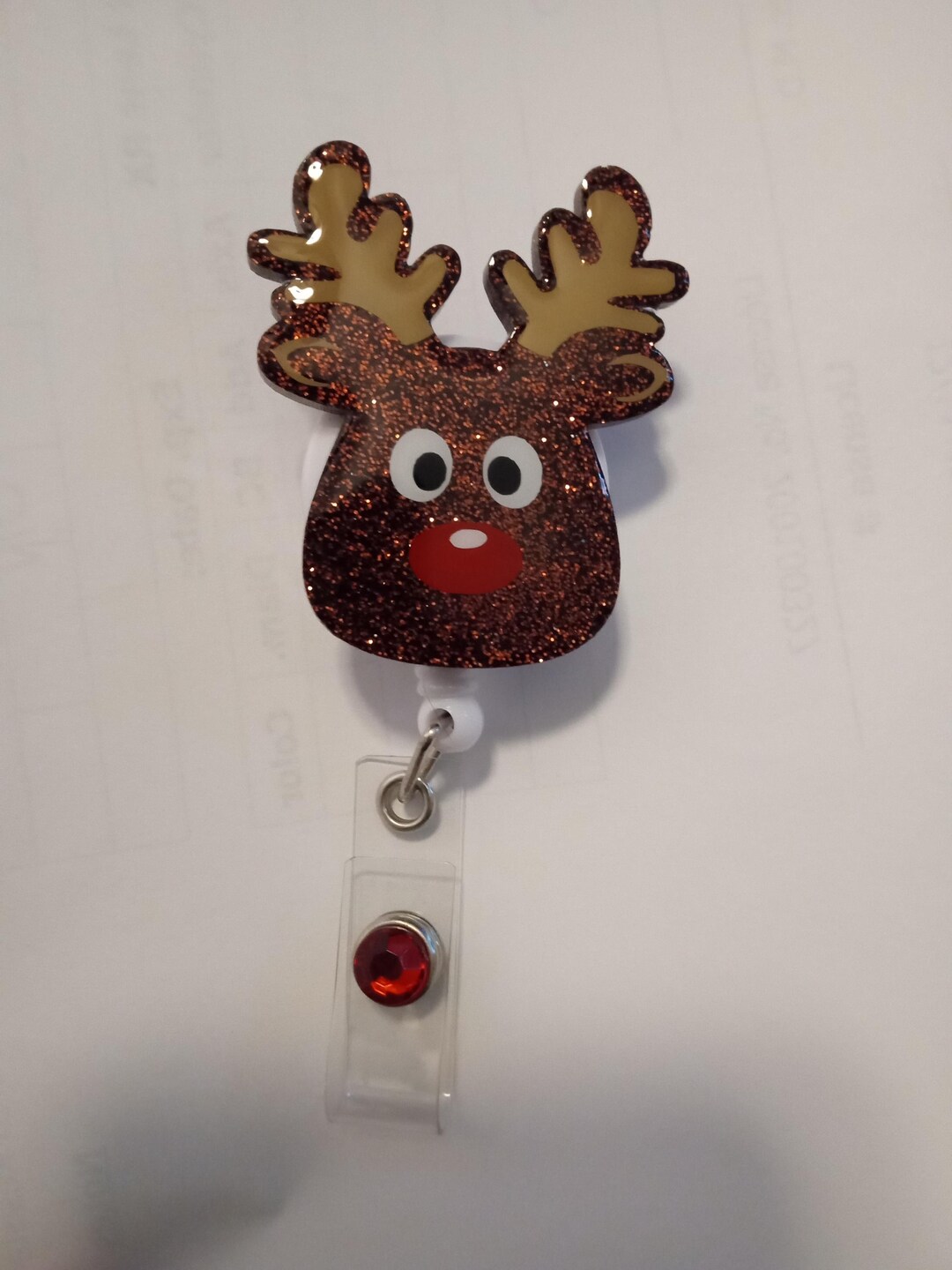 Cute Red Nosed Reindeer Rudolph Christmas Nurse Doctor Medical Field ...