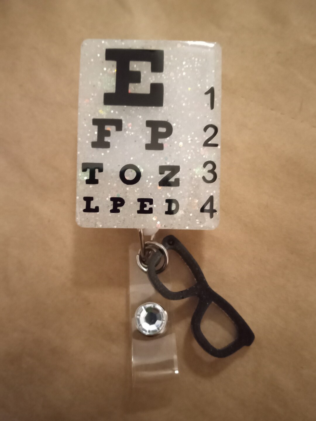 Eye Doctor Eye Chart Optometrist Nurse Doctor Medical Field Glittery ...