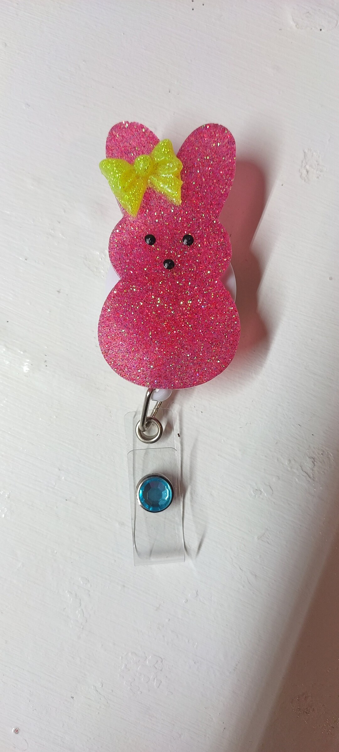 Easter Bunny Peep Nurse Doctor Medical Field Glittery Epoxy Resin ...